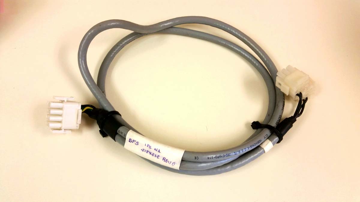 IPS Cable N1 950mm: MUX Brd. to Motor Amp. Backplane (Connectors BF5, – QDI